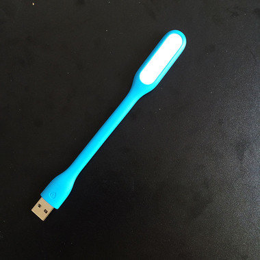 BLUE UNIVERSAL PORTABLE USB BENDABLE LED LIGHT PC LAPTOP POWER BANK