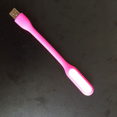 PINK UNIVERSAL PORTABLE USB BENDABLE LED LIGHT PC LAPTOP POWER BANK