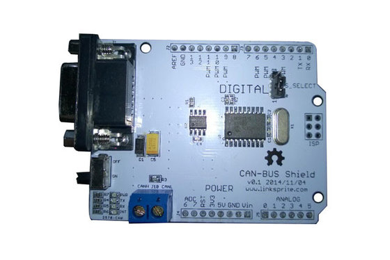 CAN-BUS Shield for Arduino and pcDuino (Working Voltage: 4.8～5.2V  Size: 68 x 53mm)