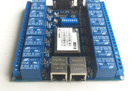 Plug and Play P2P 16 Channels Relay Kit  With WiFi and Dual RJ45 ports Connections