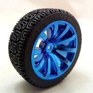 Off Road Wheel Rubber Tire with large traction (65mm diameter) for 1:10 model