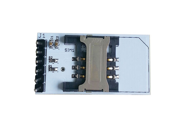Breakout Board for SIM Cards (LinkSprite 6-pin breakout for the SIM socket )