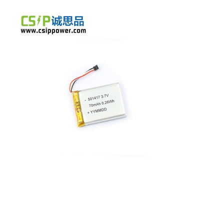 Safe Ultra Thin Miniature Lithium Polymer Battery Short Circuit Protection