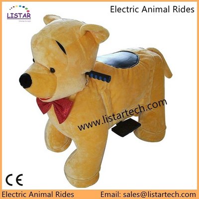China Cute Plush Animal Riding Toy, Zippy Rides On Animals for Kids &amp; Adults in Amusement Park supplier