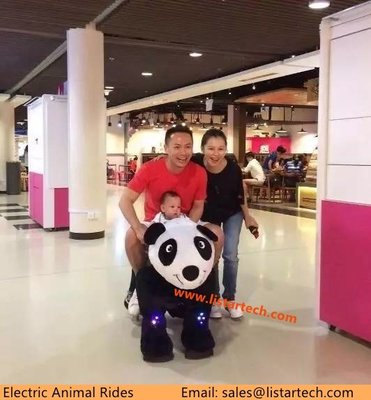 China New Design Family Animal Rides Adult Coin op Plush Mechanical Animal Ride Kids Rides supplier