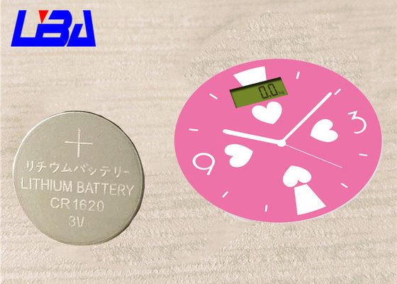 High Energy Density Lithium Coin Cell CR2016 Durable 90mAh 1.7g