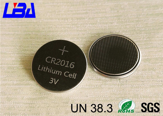 High Energy Density Lithium Coin Cell CR2016 Durable 90mAh 1.7g