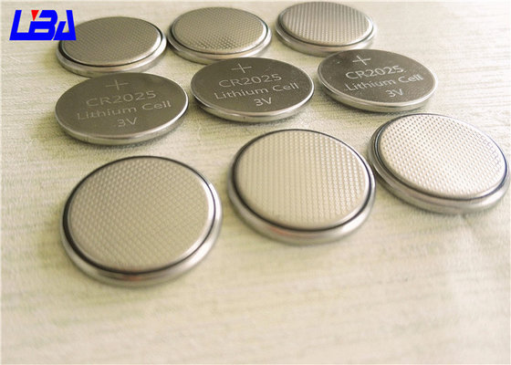 Eco - Friendly Button Cell Battery , Durable Battery Cr2025 3v For Watch