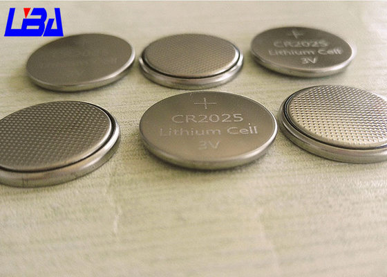 Green Power Lithium 3v Battery , High Capacity 3v Coin Battery Cr2025