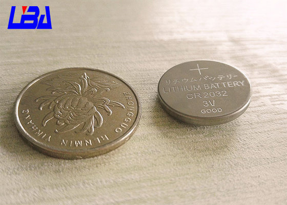 Standard CR2032 240mAh Lithium Button Batteries For Watch Electric Toys