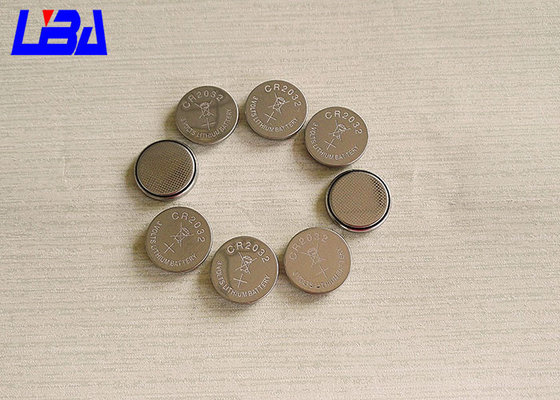 Flahlights Equipment High Capacity Coin Cell Battery , High Drain 3v Battery Cr2032
