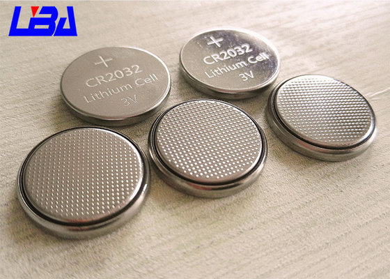Durable Lithium Button Batteries Green Power 240mAh 3v  For Electric Toys