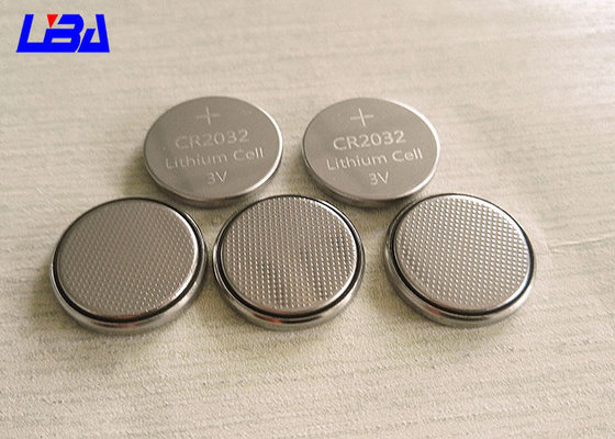Cr2032 3v Lithium Battery 240mAh , Primary Durable Cr2025 Lithium Battery