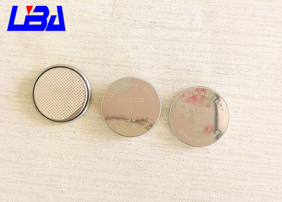 LiMnO2 Coin Cell CR2032 Lithium Battery  Light Weight Duration  240mAh