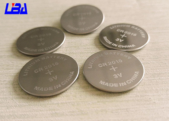 Rechargeable CR2016 Button Batteries Lithium Manganese 90mAh