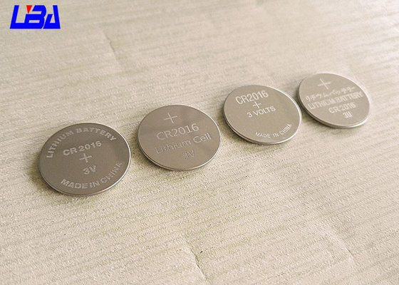 Durable CR2016 Coin Cell Battery , Long Life  MP3 3v Lithium Battery