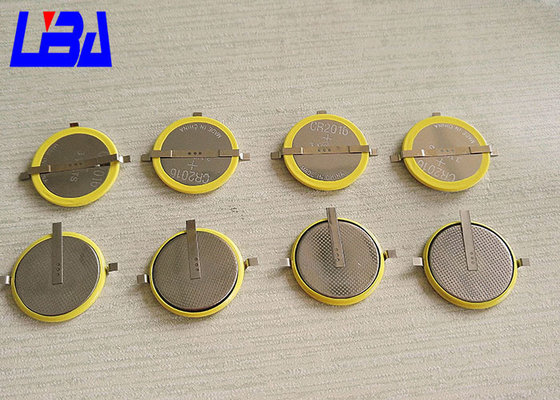 Li - Mno2 CR2032 Battery With Solder Tabs 3v High Energy Density