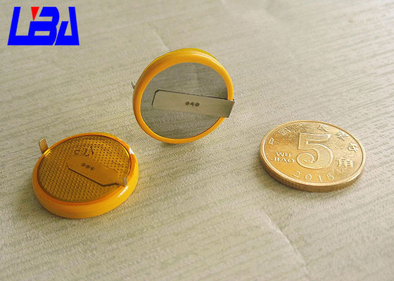 Eco - Friendly CR2032 Battery With Solder Tabs Long Life 240mAh 3.0g