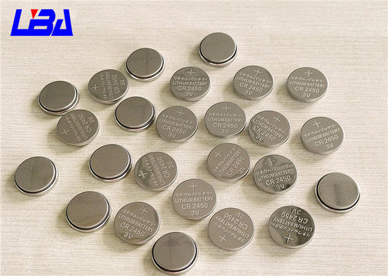Eco - Friendly 3v Coin Battery , Customized Cr2450 Lithium Battery  For Baby Carsa