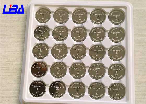 3v Button Cell With Solder Tab Rechargeable , High Drain Lithium Button Batteries