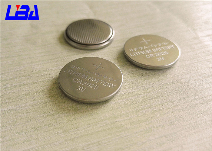Primary Li/MnO2 Lithium Cell Battery , Cr2025 3v Lithium Battery  For Audio Record