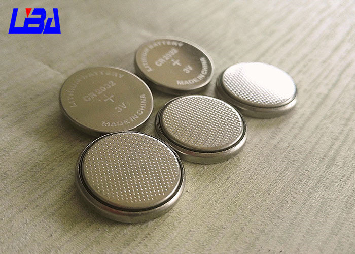 High Energy Density Coin Type Batteries 3V 240mAh 3.0g For LED Gloves