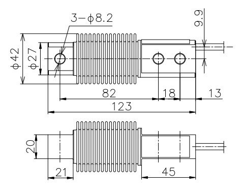20kg, 100kg single beam C3 class metal bellow load cells