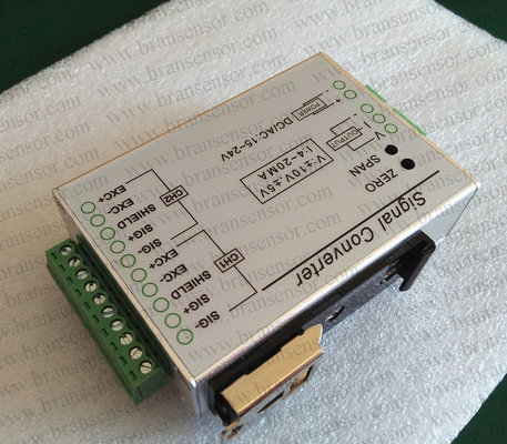 Analog Load Cell Signal Amplifier with Guide Rail (BRS-AM-103-D)