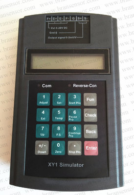 Weighing load cells simulator for testing and measuring to test indicator
