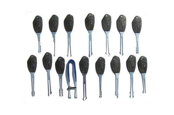 KLOM 10 Piece Wafer Lock Rake Pick Set supplier