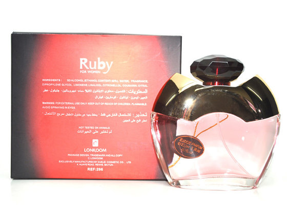 Floral Smell Lonkoom Perfume Ruby Perfume With ISO / MSDS / SGS