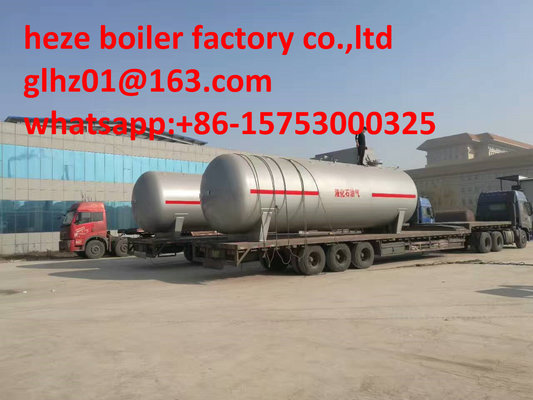 Ghana 30 Tons LPG Storage Tank Q345R Steel Made Ground Type LPG Tank