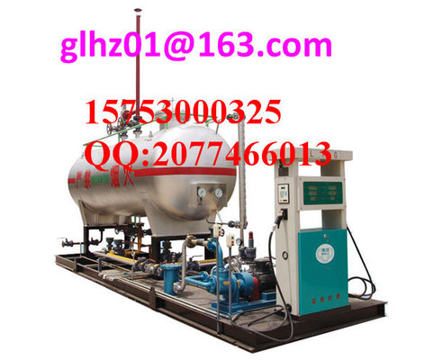 White Cheap Price Carbon Steel Made 20M3 Skid Type LPG Filling Station with Pump,Dispenser