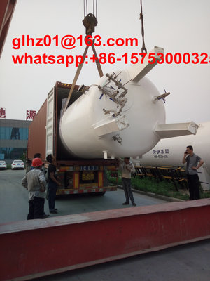 White Jotun Paint 16MnDR and Q345R steel made 10M3 vertical cryogenic liquid CO2 tank