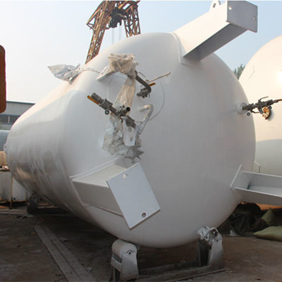 Vertical Horizontal White Cryogenic LO2 LN2 LAR Storage Tank with Double Layer