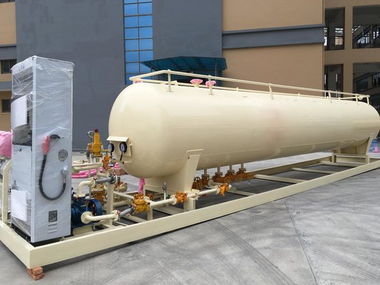 China Made 10MT 20M3 Mobile LPG Tank for Gas Filling Station