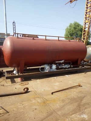 20M3 LPG skid mounted mobile LPG gas cylinder filling station with LPG tank