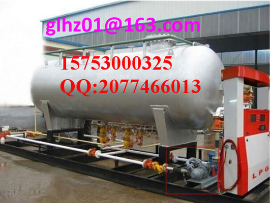 10000L LPG storage tank, 10m3 LPG skid filling station, Double nozzle dispenser 10CBM LPG skid station
