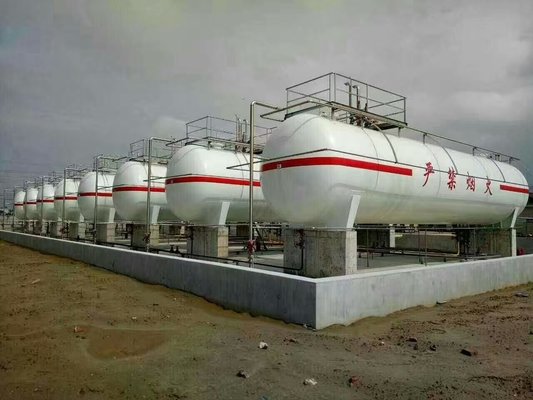 Above ground lpg storage tank 20m3 lpg gas tank with 1.77MPa pressure