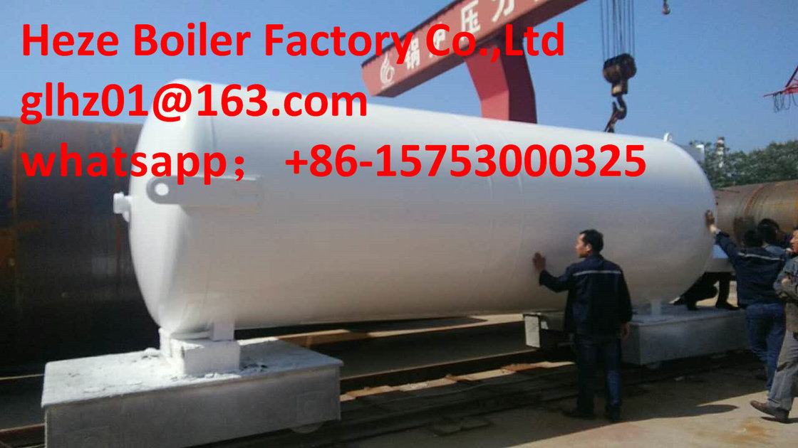 White Jotun Paint 16MnDR and Q345R steel made 10M3 vertical cryogenic liquid CO2 tank