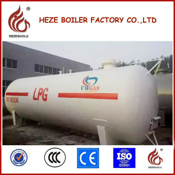 DN2400 Cambodia LPG Tank 40M3 LPG Storage Tank for Cylinder Filling Station