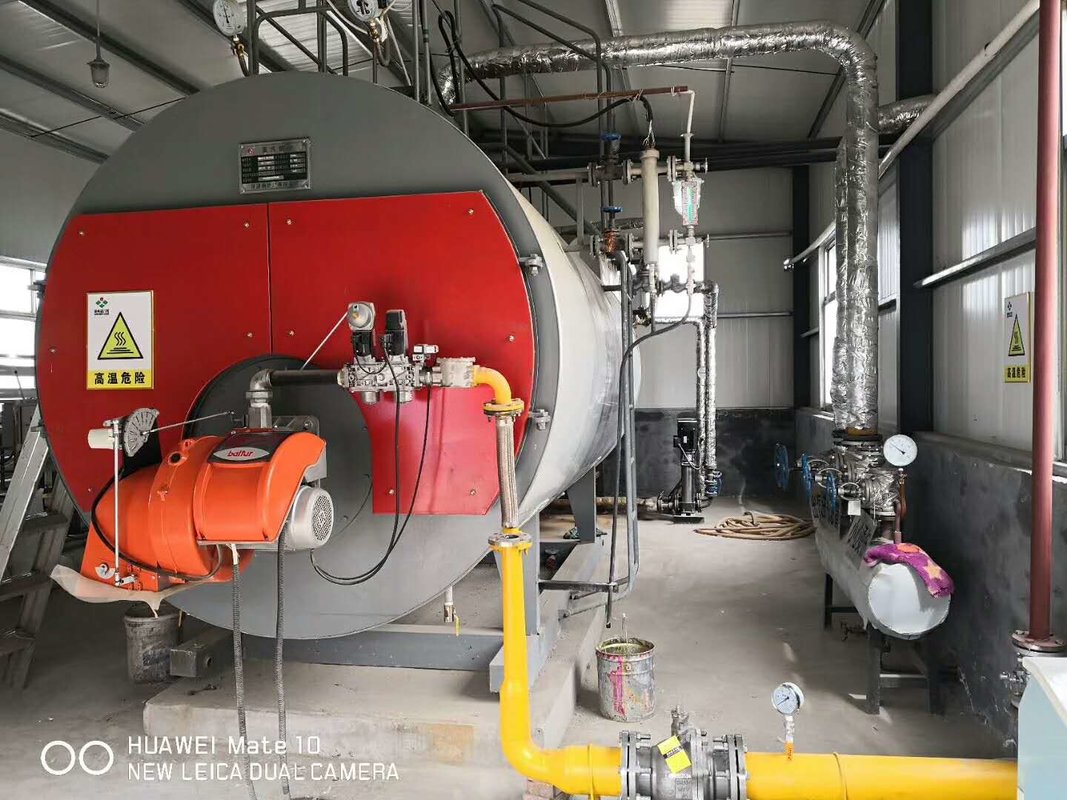 gas oil fired low pressure industrial steam boiler for food factory