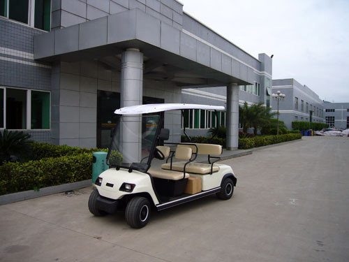 Electric four seater golf carts, color optional