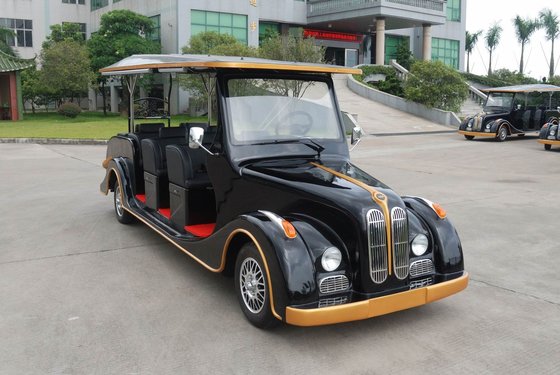 Electric clasic car, electric vintage car, electric sightseeing bus, electric passanger car, electric shuttle bus