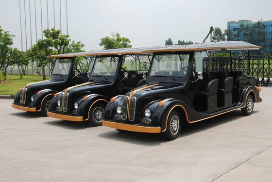 Electric clasic car, electric vintage car, electric sightseeing bus, electric passanger car, electric shuttle bus