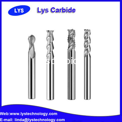 tungsten carbide 3 flutes flattened Aluminum processing milling cutter supplier