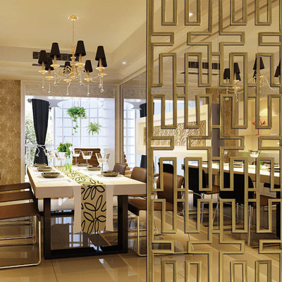 Modern design high quality stainless steel laser cut decorative room screens and partitions