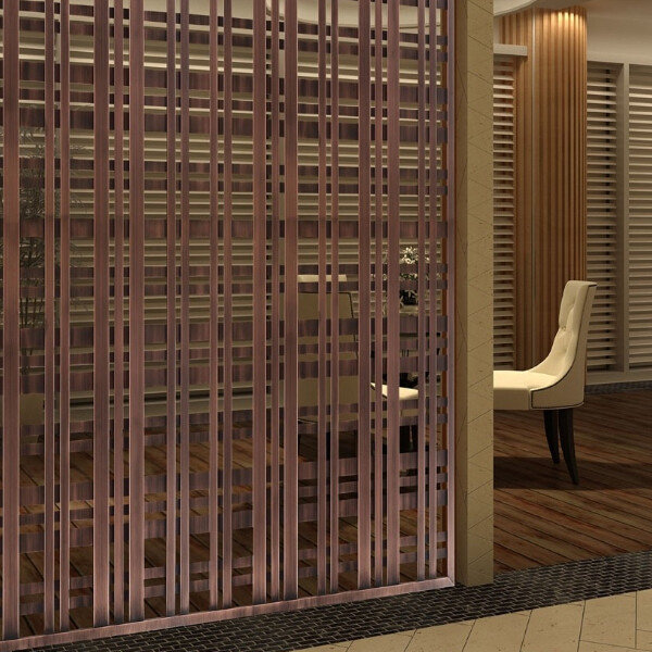 Simple Style Folding Screen /Perforated Partition Devider/Stainless Steel decoration