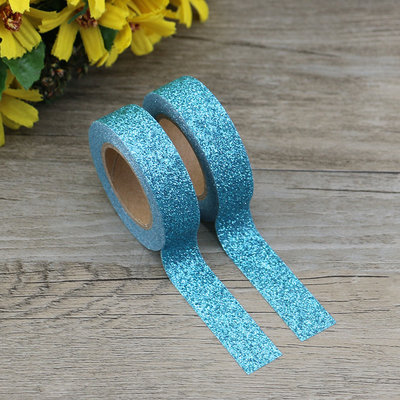 cheap price gummed adhesive kraft paper tapes glitter tape for gift package