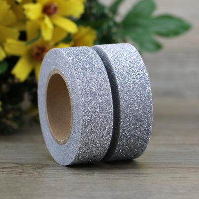 cheap price gummed adhesive kraft paper tapes glitter tape for gift package